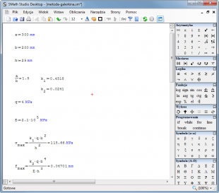 Darmowy program obliczeniowy - SMath - Darmowy CAD